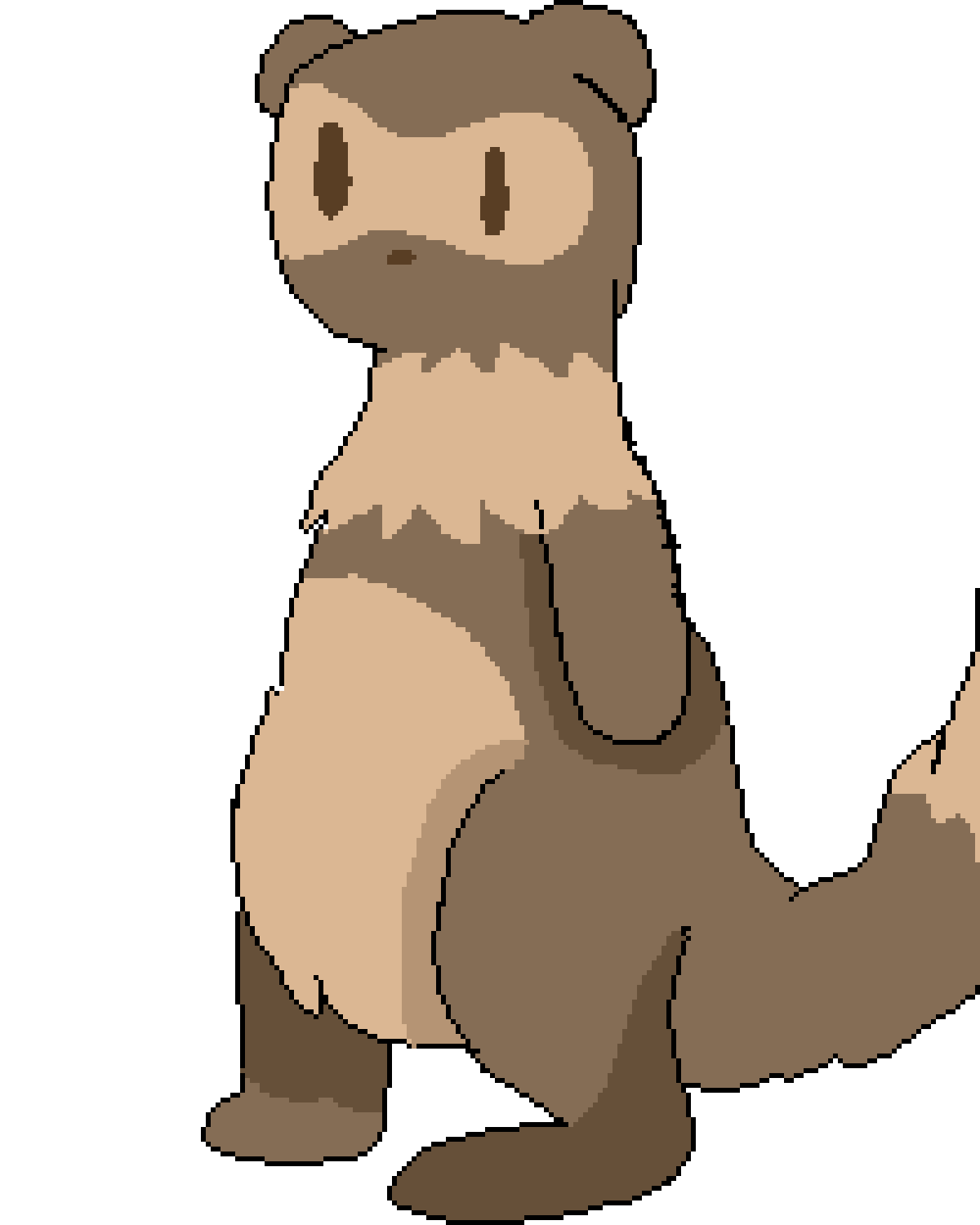 Pixilart - Ferret by br0k3nb0n3