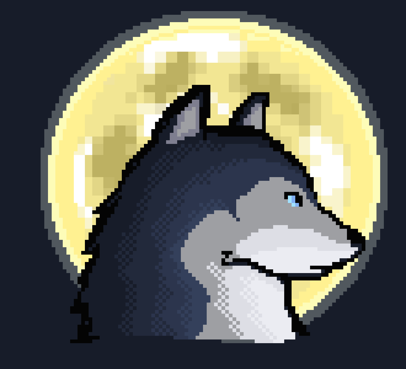 Pixilart - Pixel Wolf by PsyOnyx