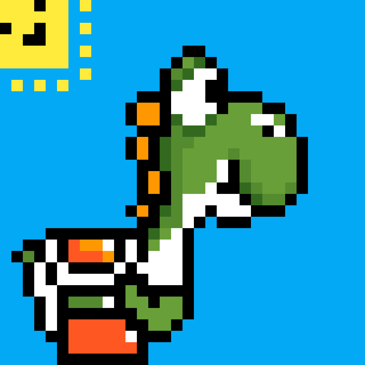 Pixilart - Yoshi by FredEx