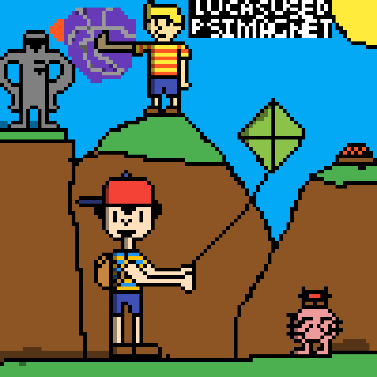 Pixilart - Earthbound pixel art by micah by blonson