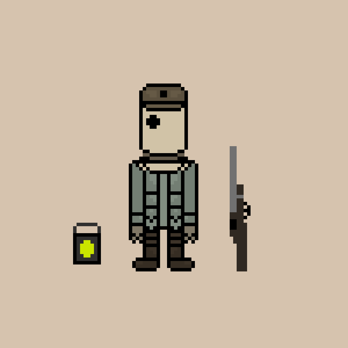 Pixilart - The Hunter Pixel Art by Jamenter