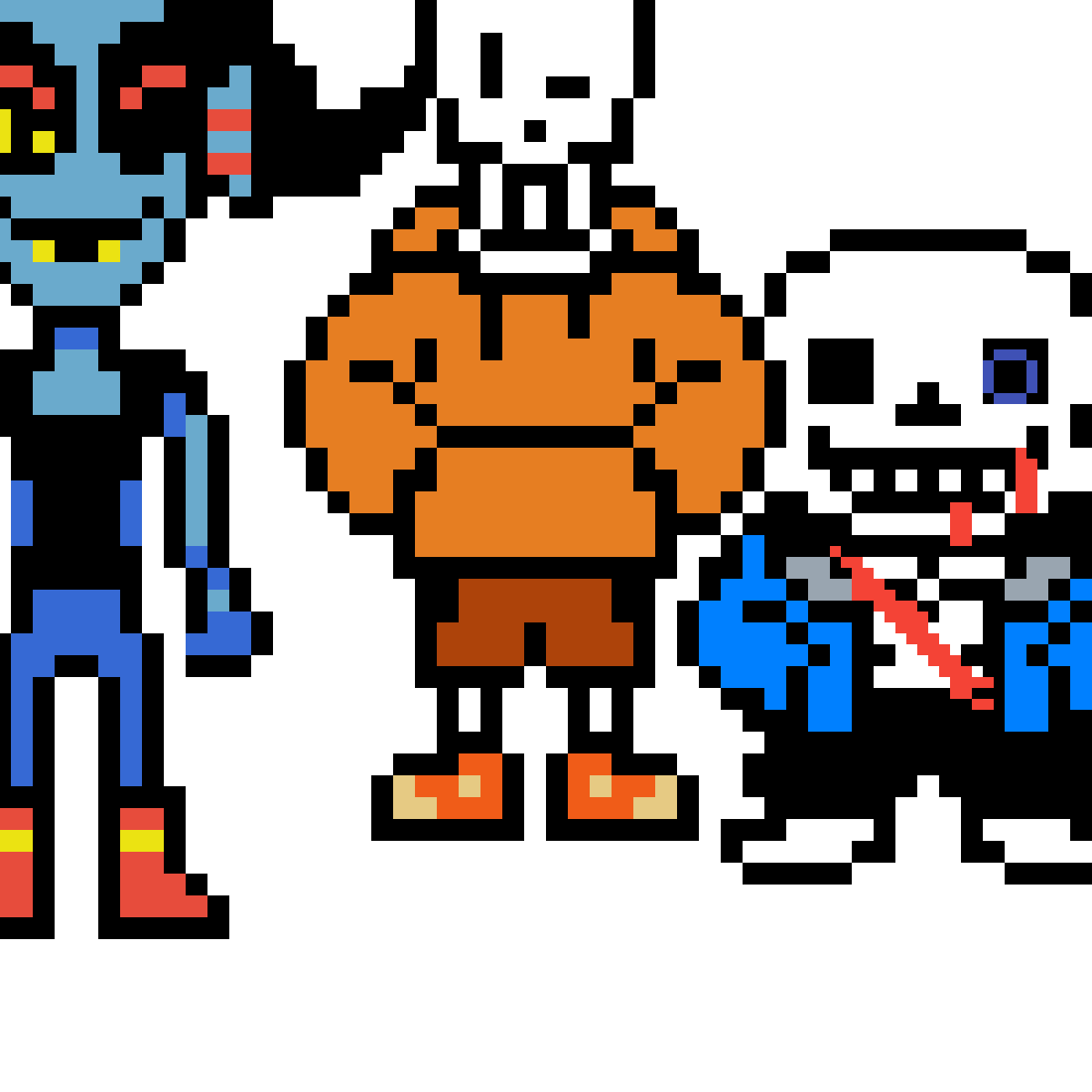 Pixilart - Undertale fight by Gastersans