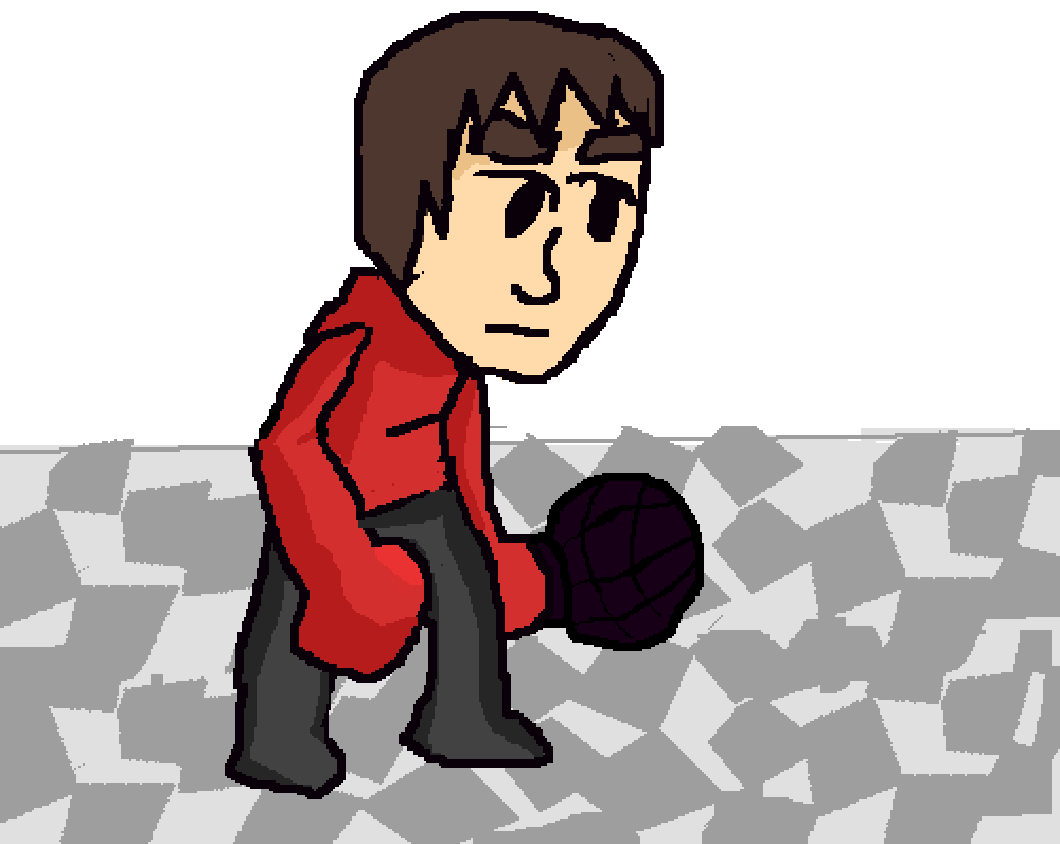 Pixilart - default mii lmao by In-Da-internet