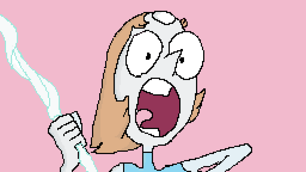 Pixilart - pearl screaming by treemum
