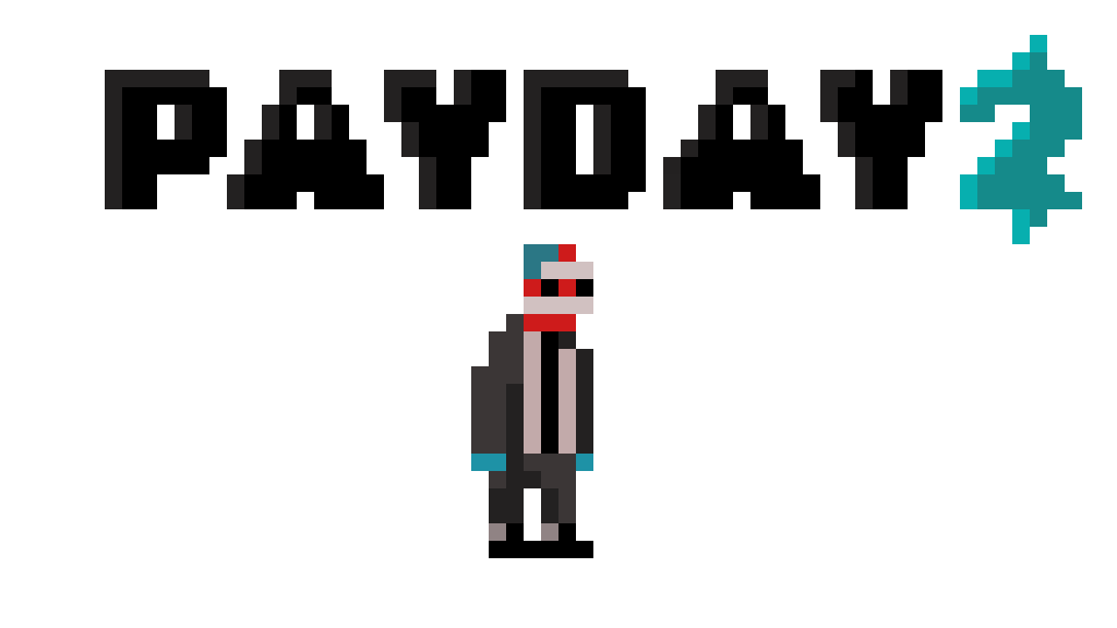 Editing payday 2 - Free online pixel art drawing tool - Pixilart