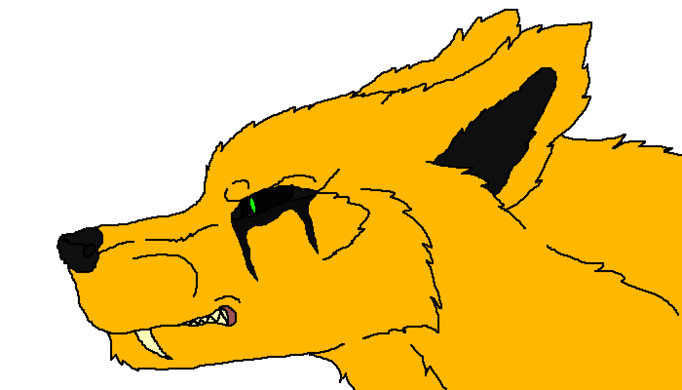 Pixilart - Daniel -Snake Wolf Form- by UndeadWolfBoss