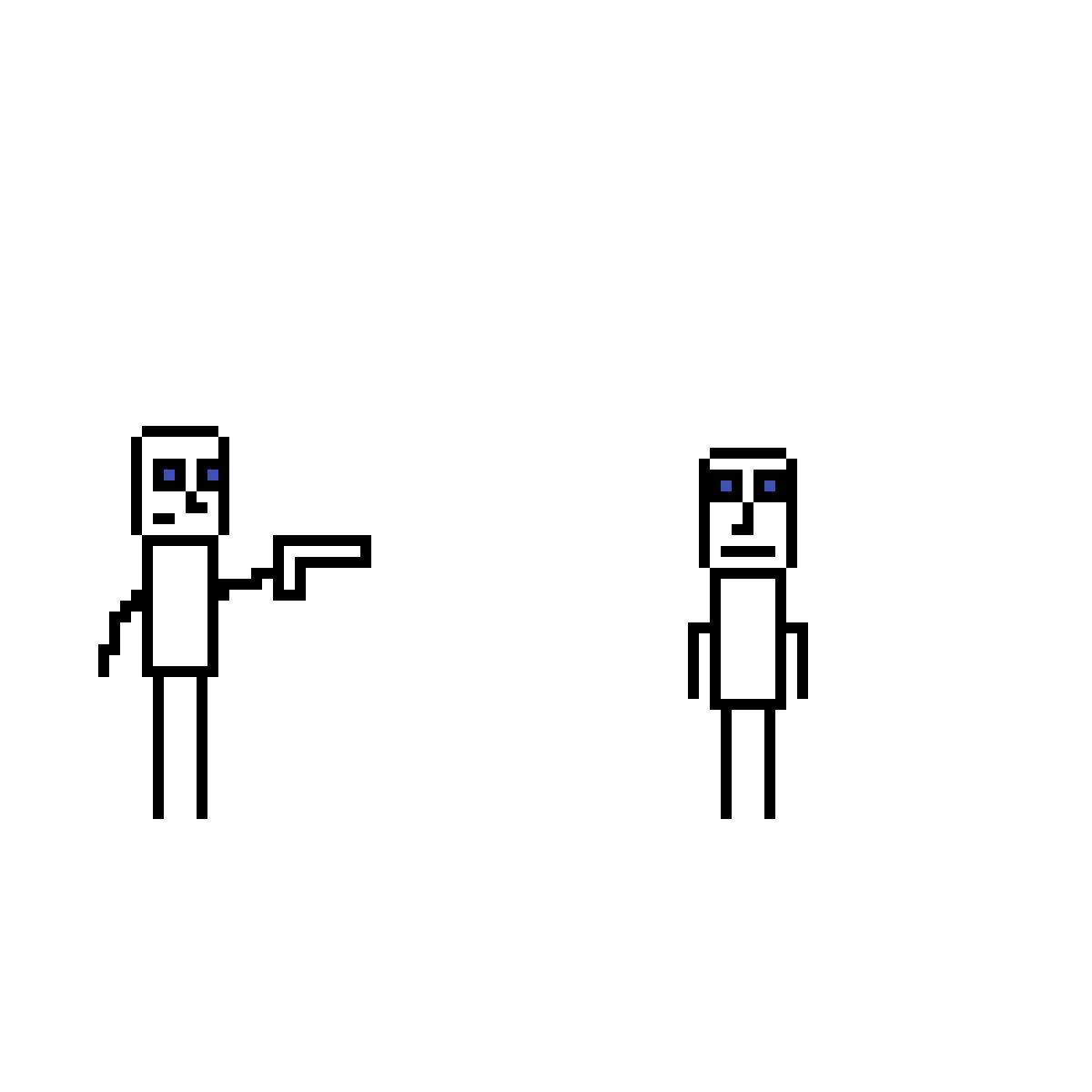 Pixilart - Stickman Bullet Dodge by ThatOnePixel