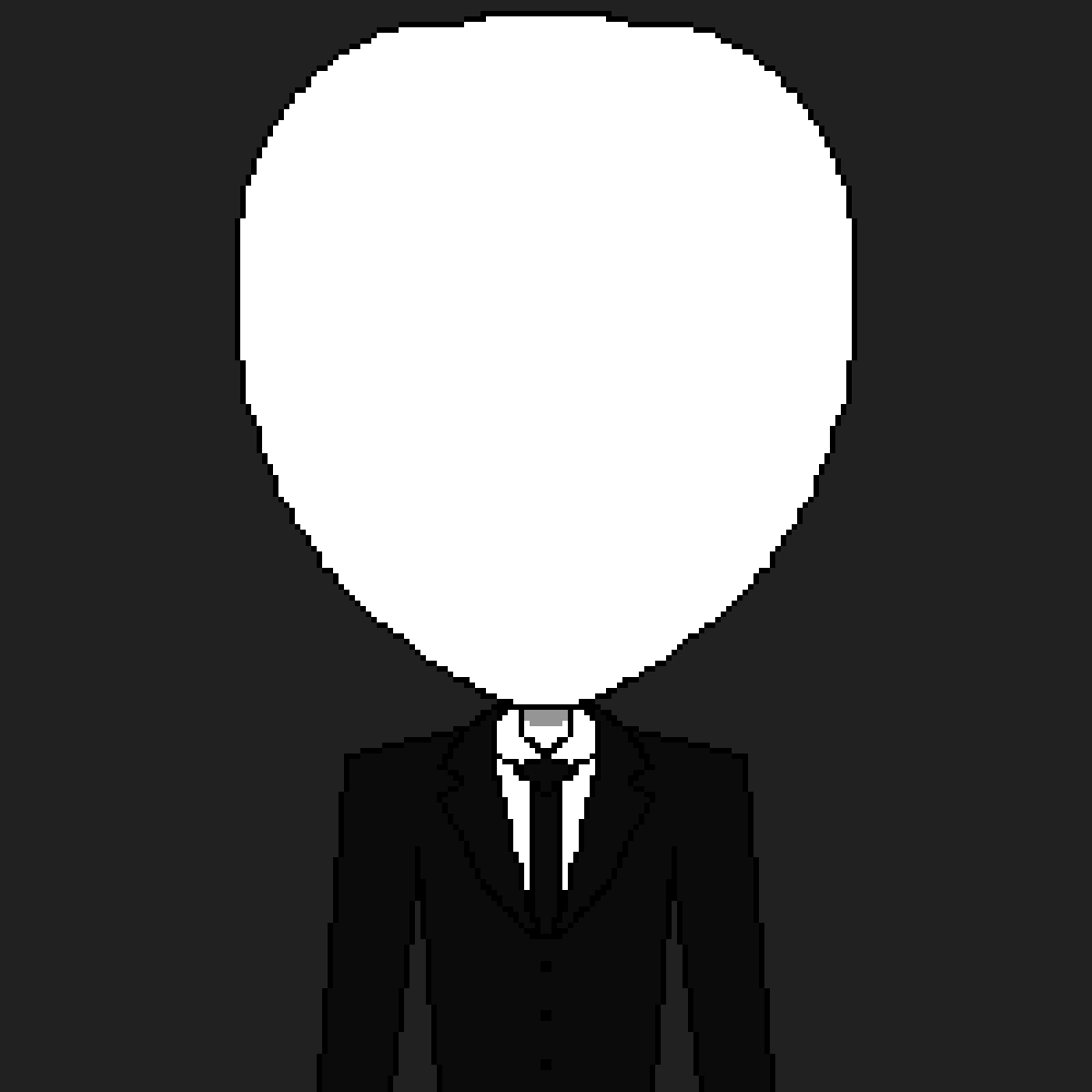 Pixilart - Slender Man by HenritheGhost