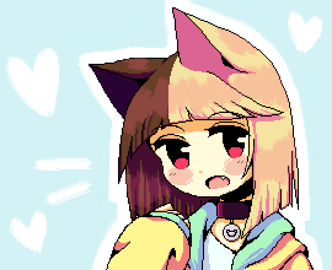 Pixilart - Cat Girl by beautiazn