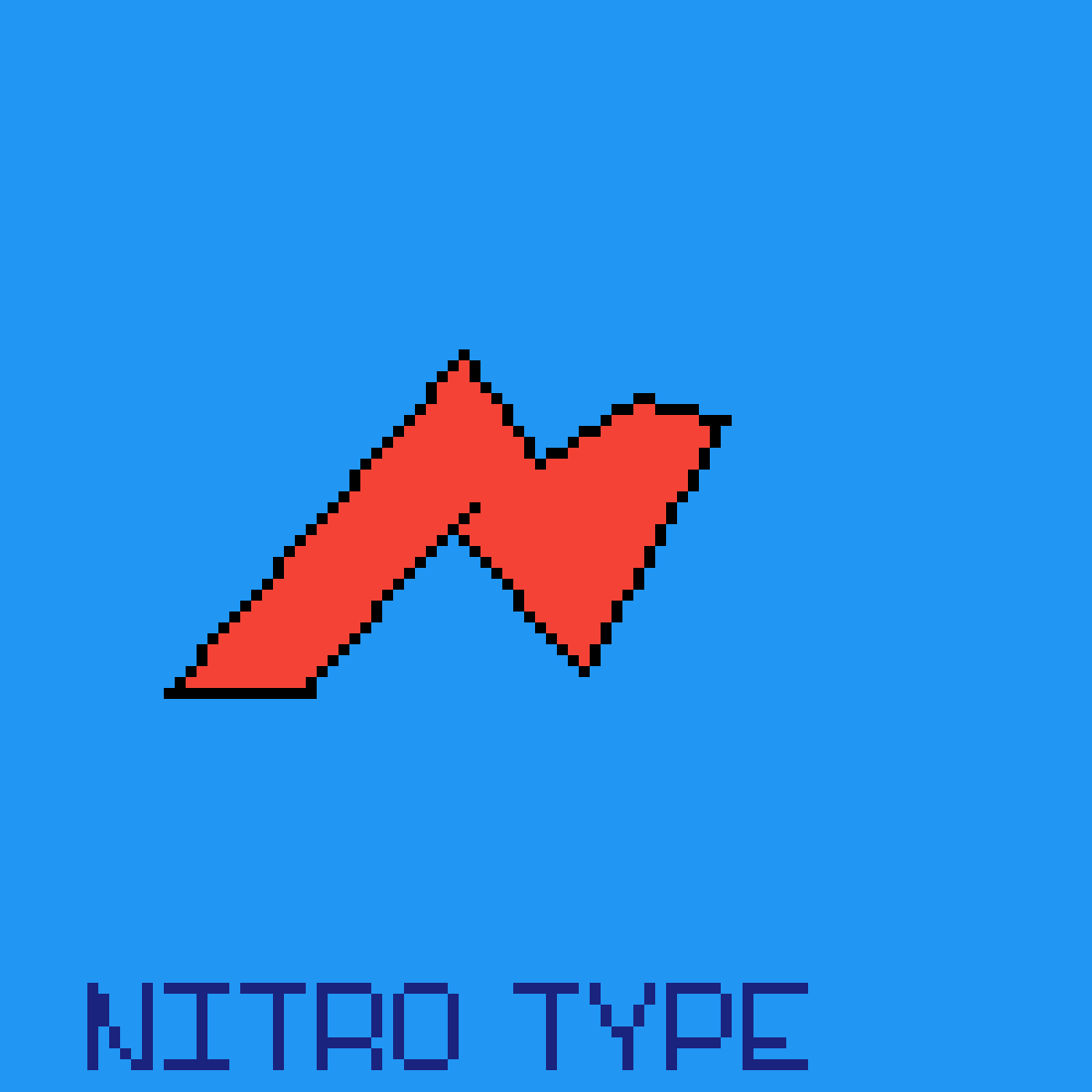 Pixilart - nitro type logo by yeetboi12346