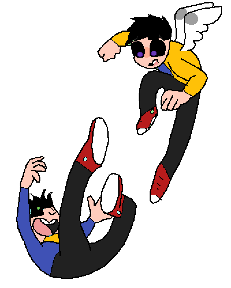 Pixilart - sam and ryan by X-albery