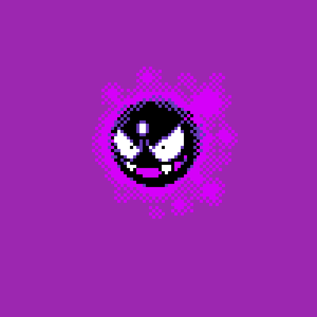 Pixilart - Pokemon Gastly by PixelArt-Champ