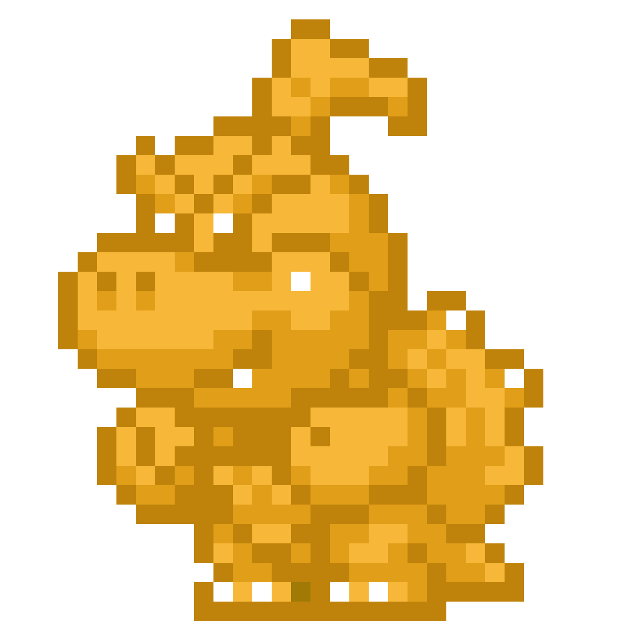 Pixilart - Golden Bowser Jr by MrBowser