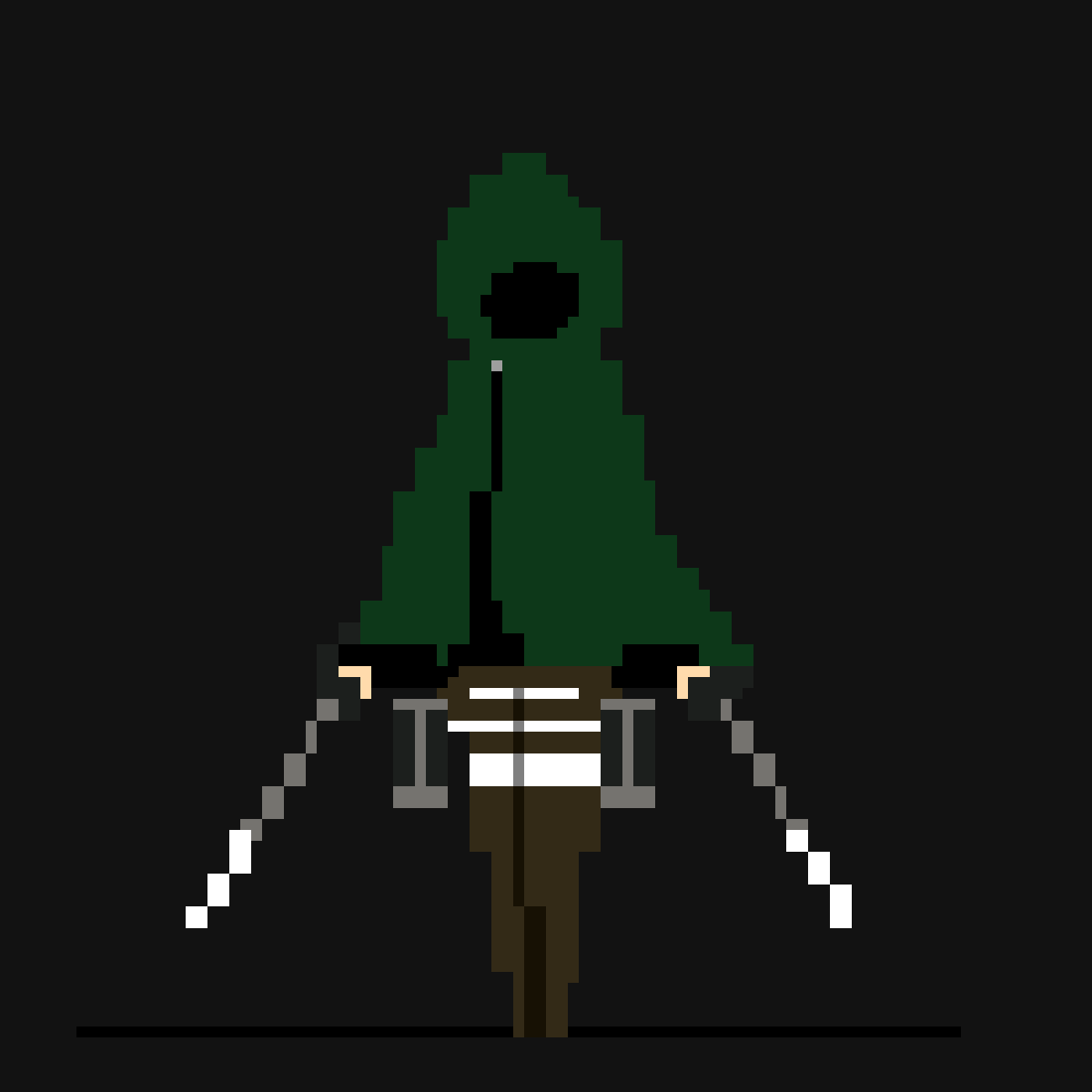 Pixilart - attack on titan solider by JadeTheNeko