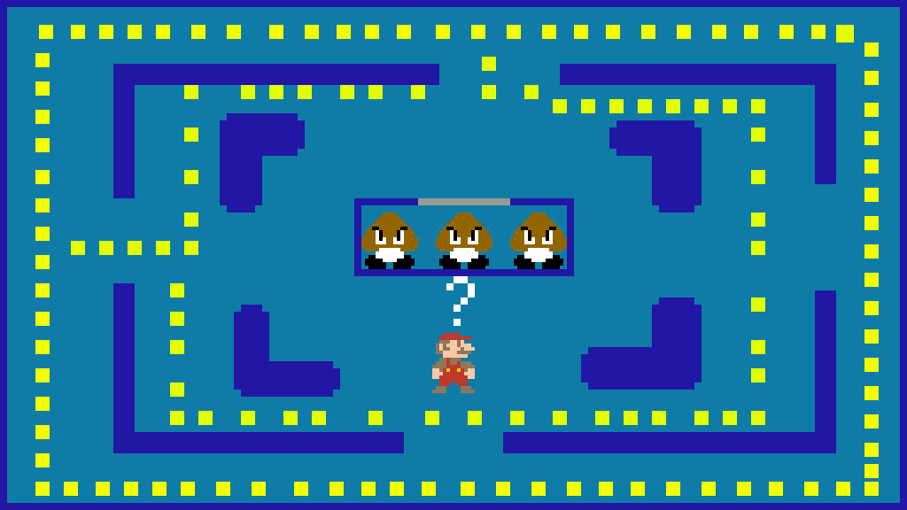 Pixilart - Mario in Pacman's World by LaughingWolf