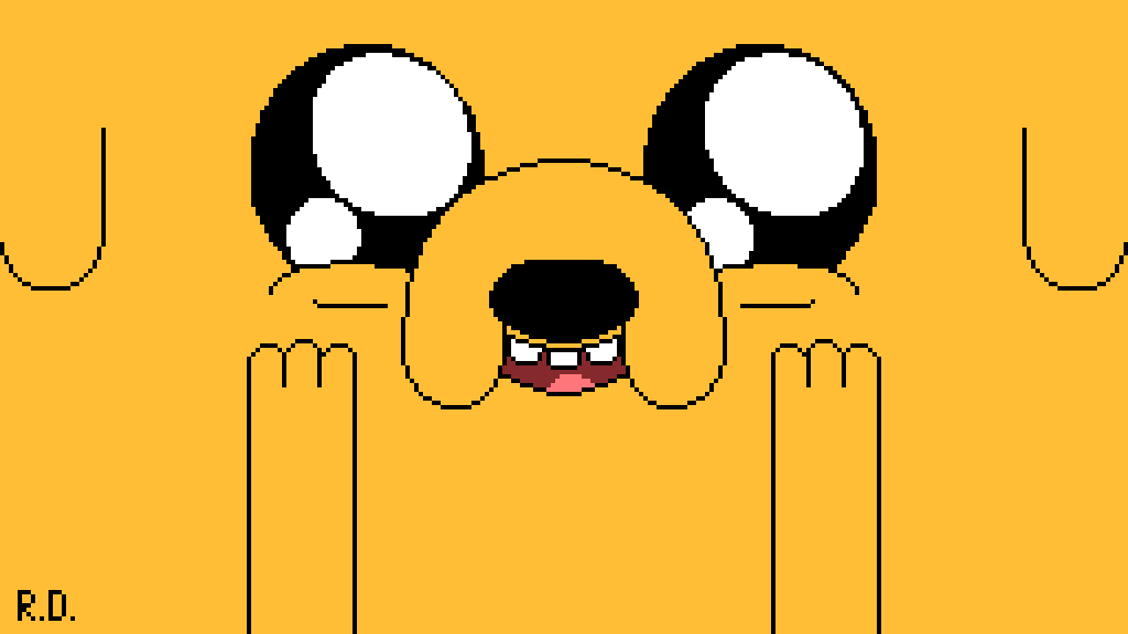 Pixilart - Jake - Adventure Time by C00kiez1999