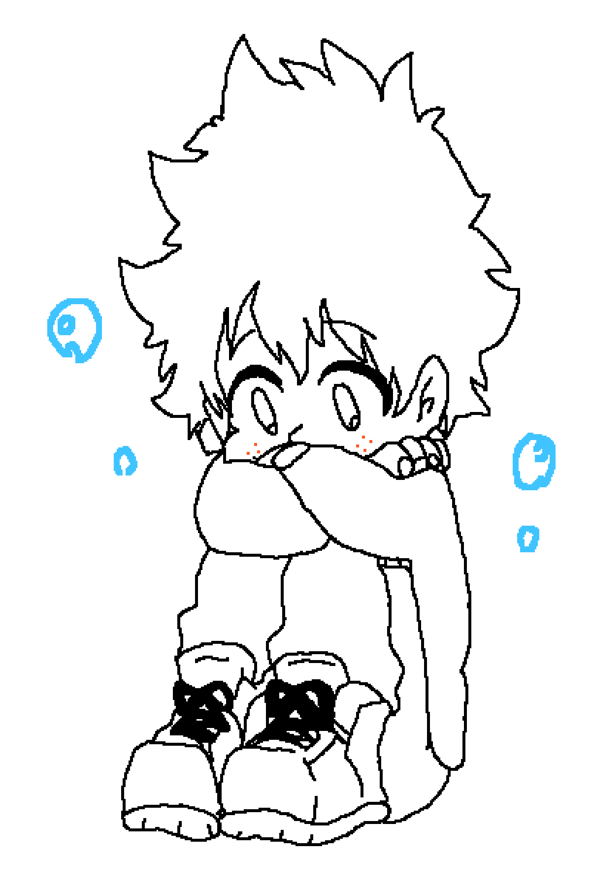 Pixilart - Izuku Midoriya Base by Violent-Past