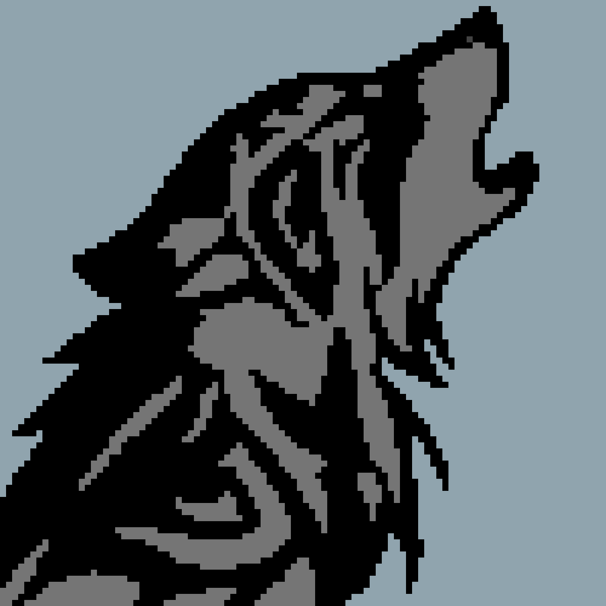 Editing wolf howl - Free online pixel art drawing tool - Pixilart