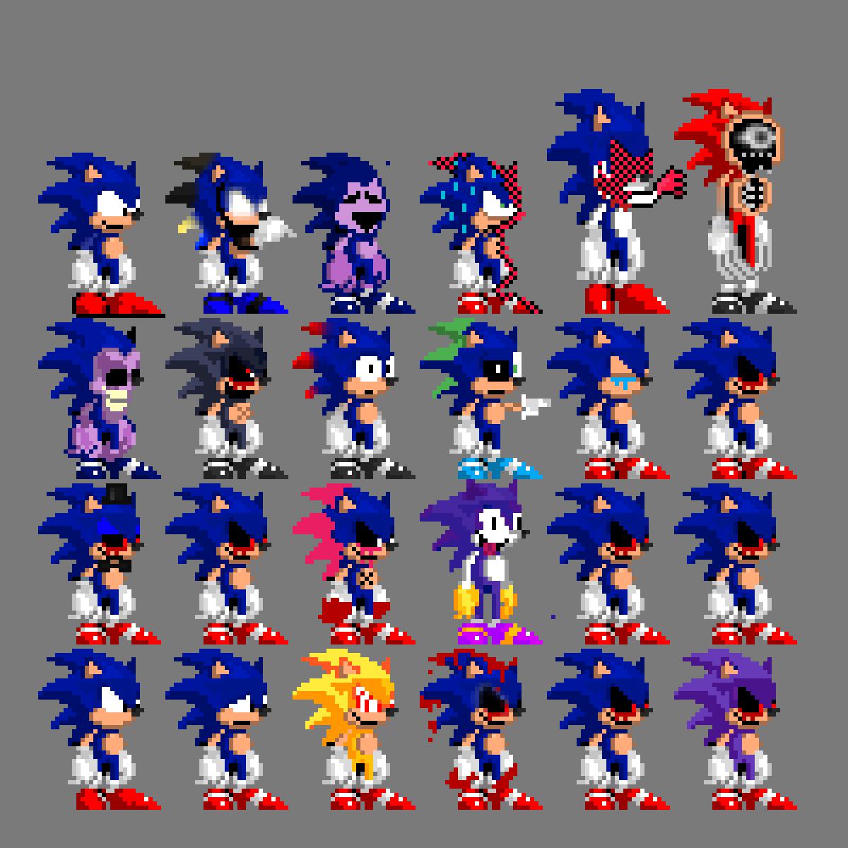 Pixilart - Create a sonic EXE by Cutekittylol