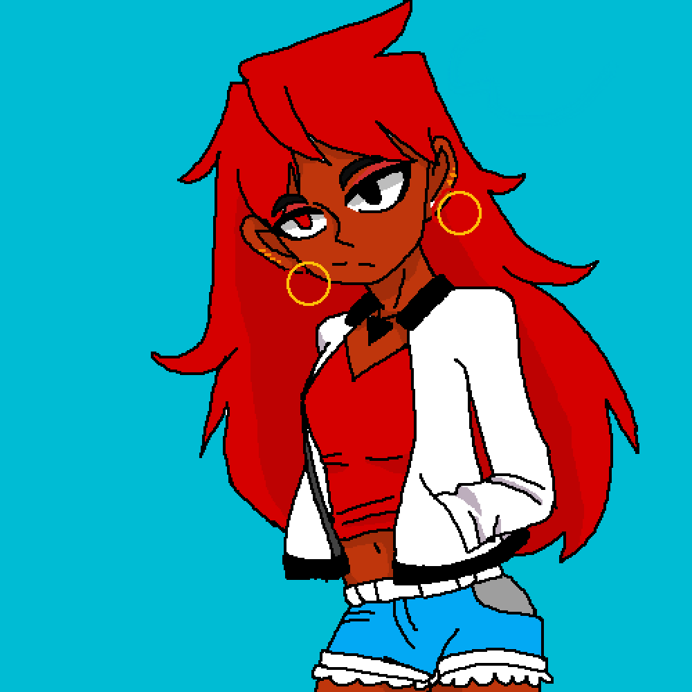 Editing Me in human form - Free online pixel art drawing tool - Pixilart