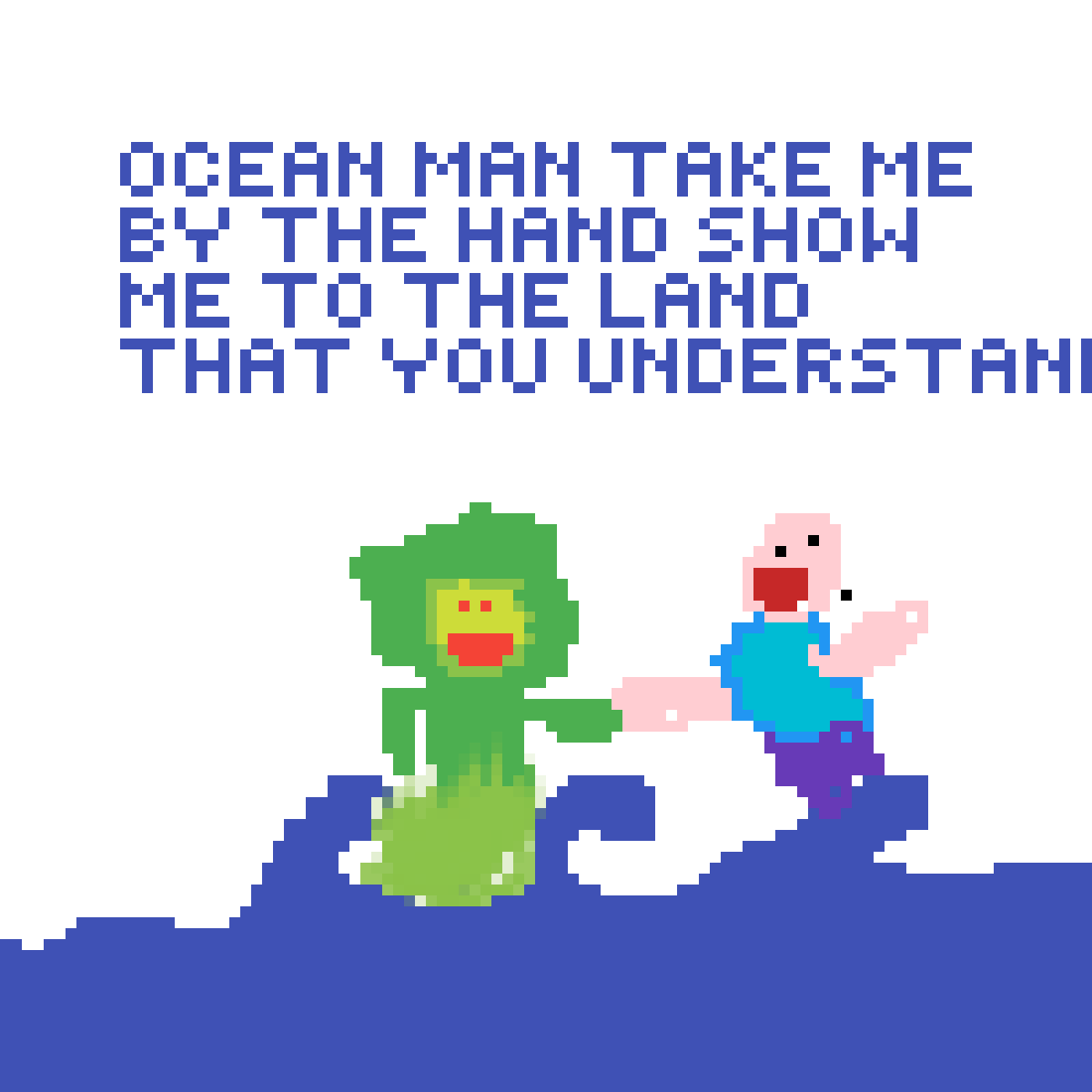 Pixilart - OCEAN MAN by BagHead132