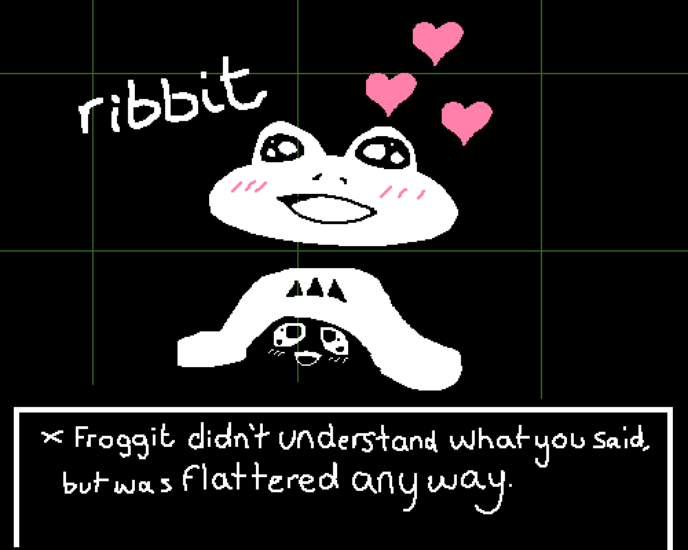 Pixilart - Flattered Froggit - Undertale by Donut-Drawz