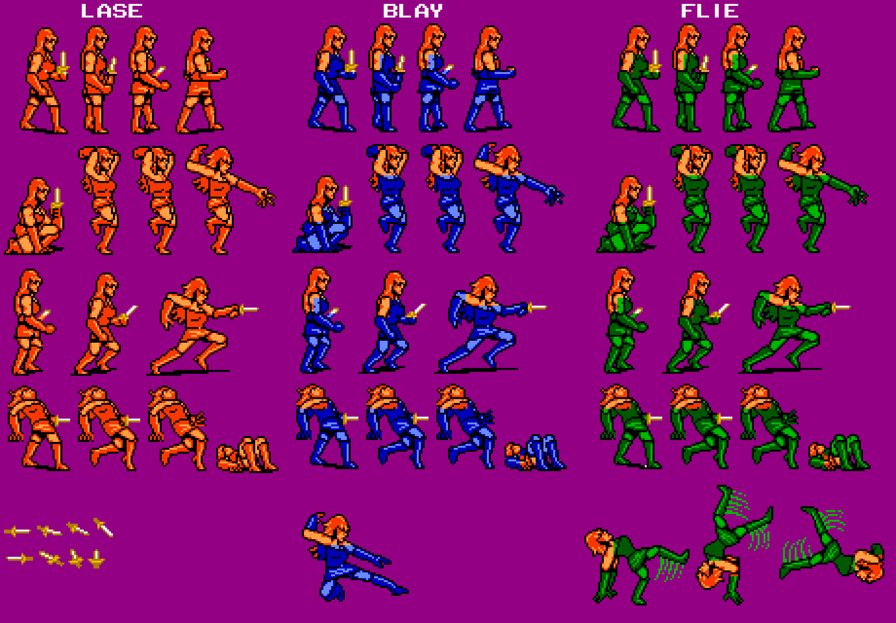 Pixilart - enemy sprites 3 by Tuxedoedabyss03