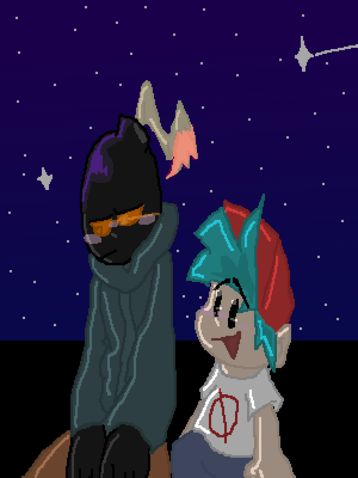 Pixilart - Whitty and Bf by PastelBear