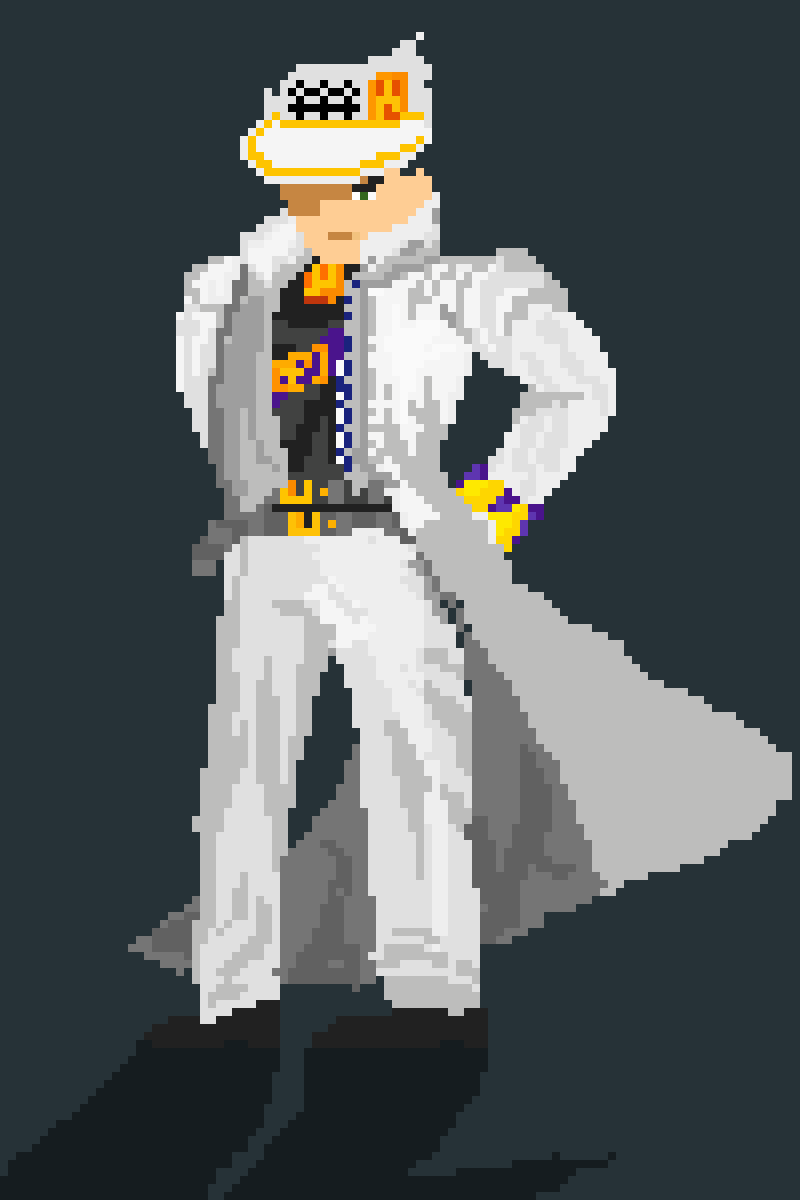 Pixilart - Jotaro by cizomachado