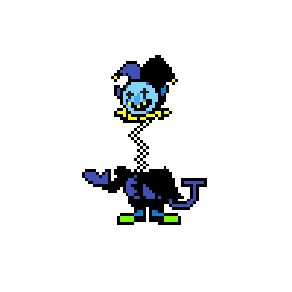 Pixilart - Horrorrune Jevil by Undertalefanboy