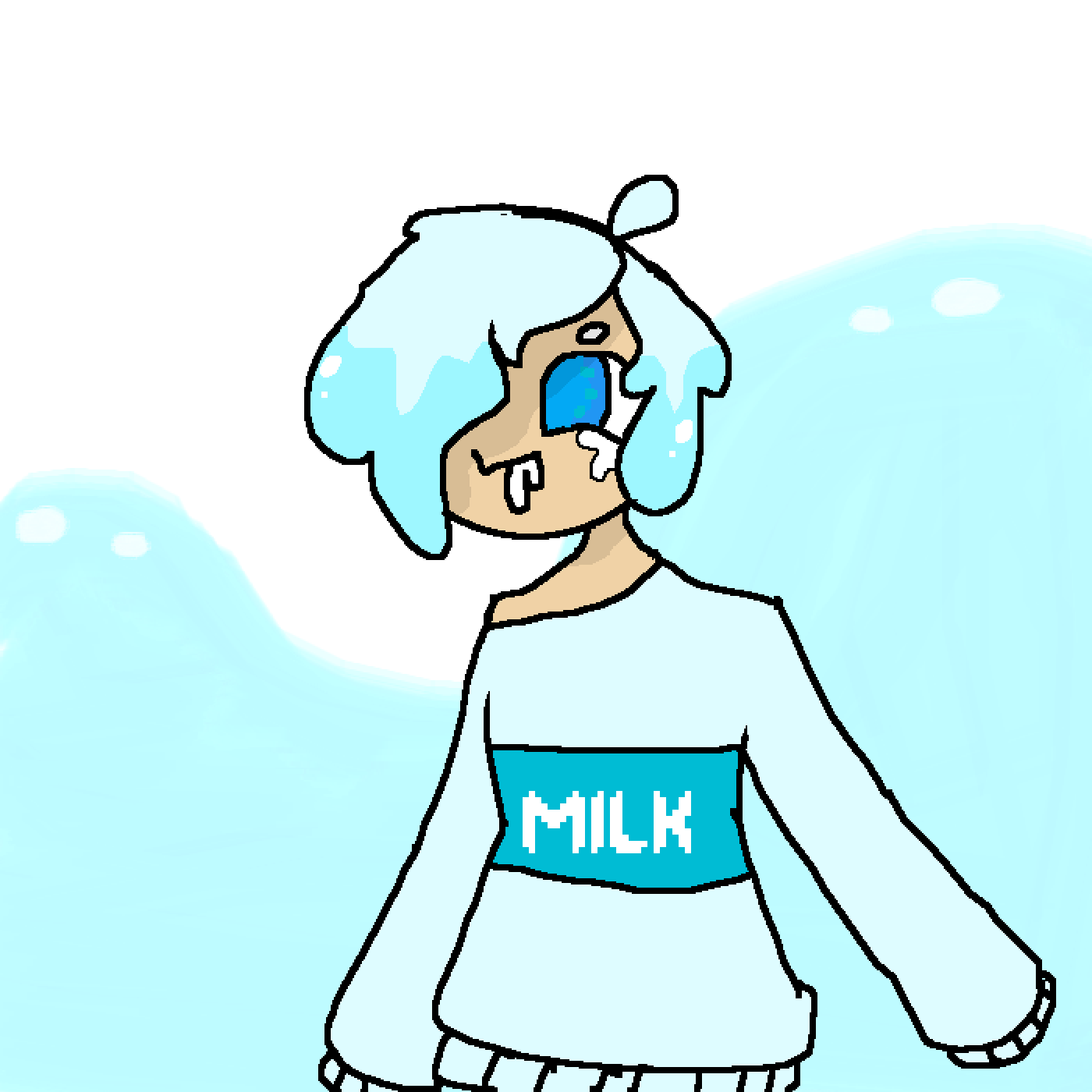 Pixilart - Sad milk fanart by waterpotato1002