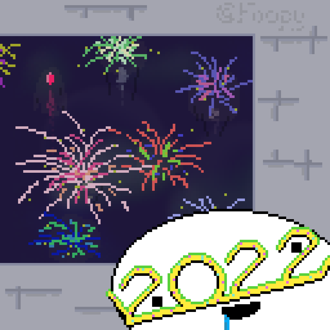 Pixilart - Welcome 2022 by Foopy