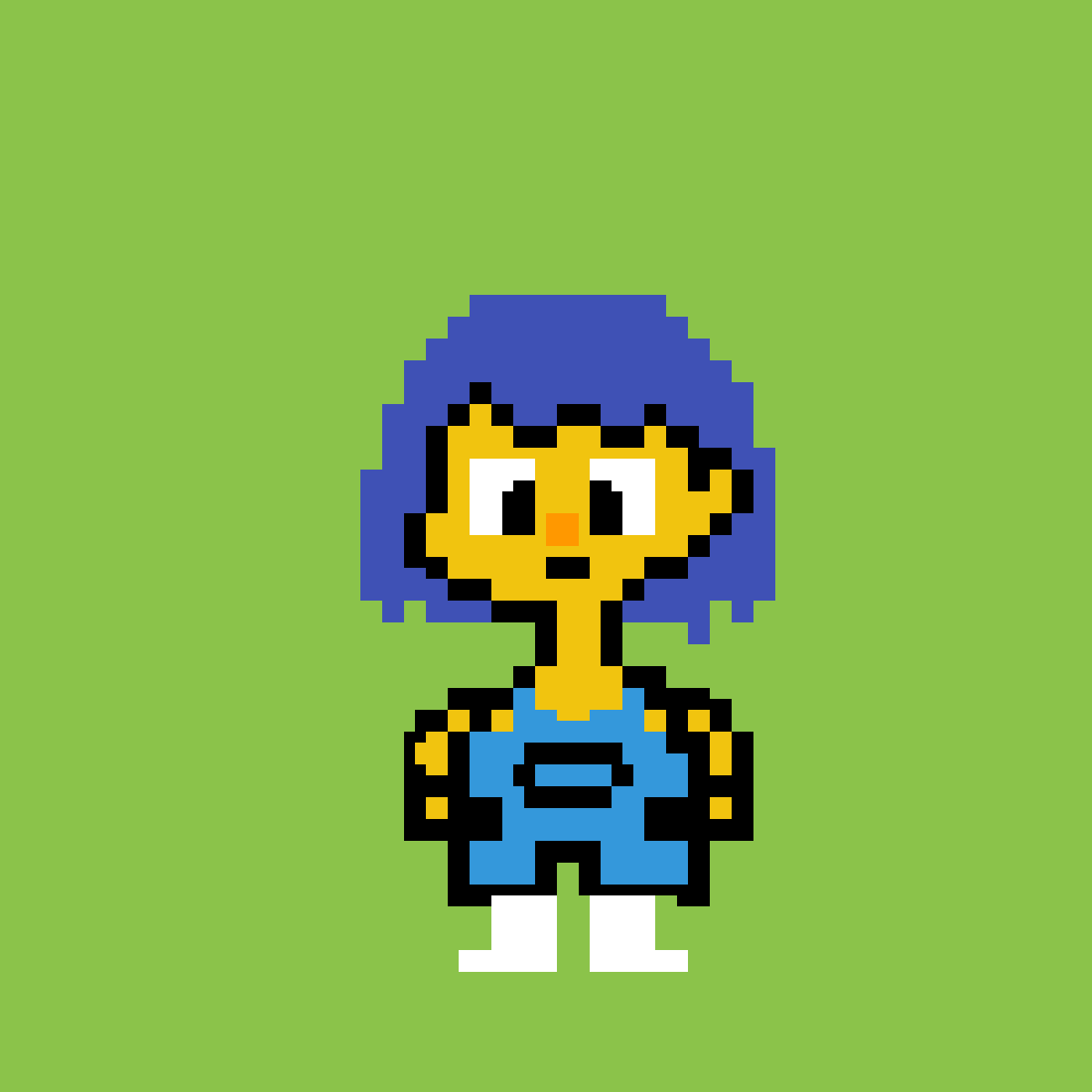 Editing undertale frisk - Free online pixel art drawing tool - Pixilart