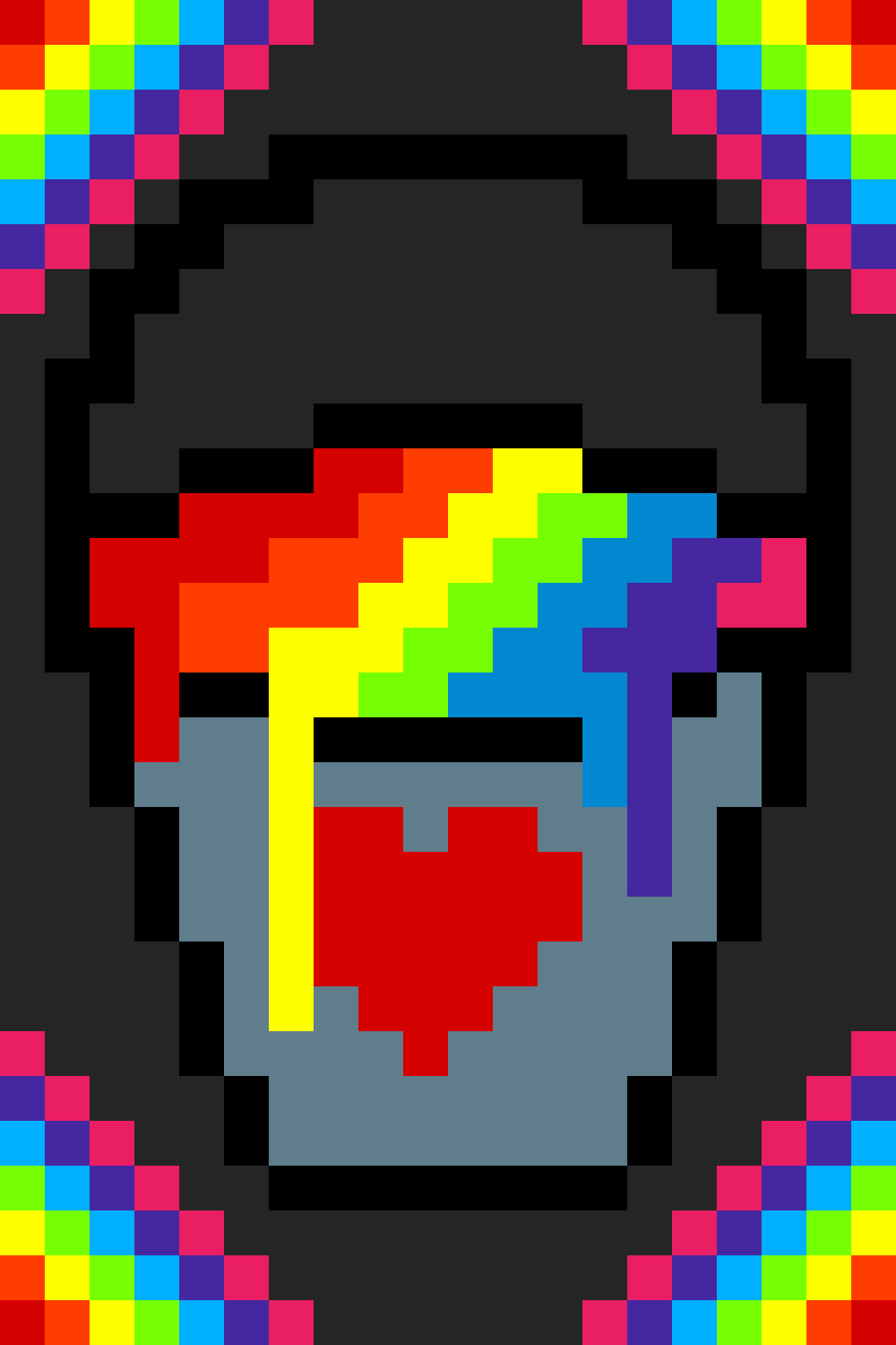 Pixilart - Rainbow bucket by TBNRCookie
