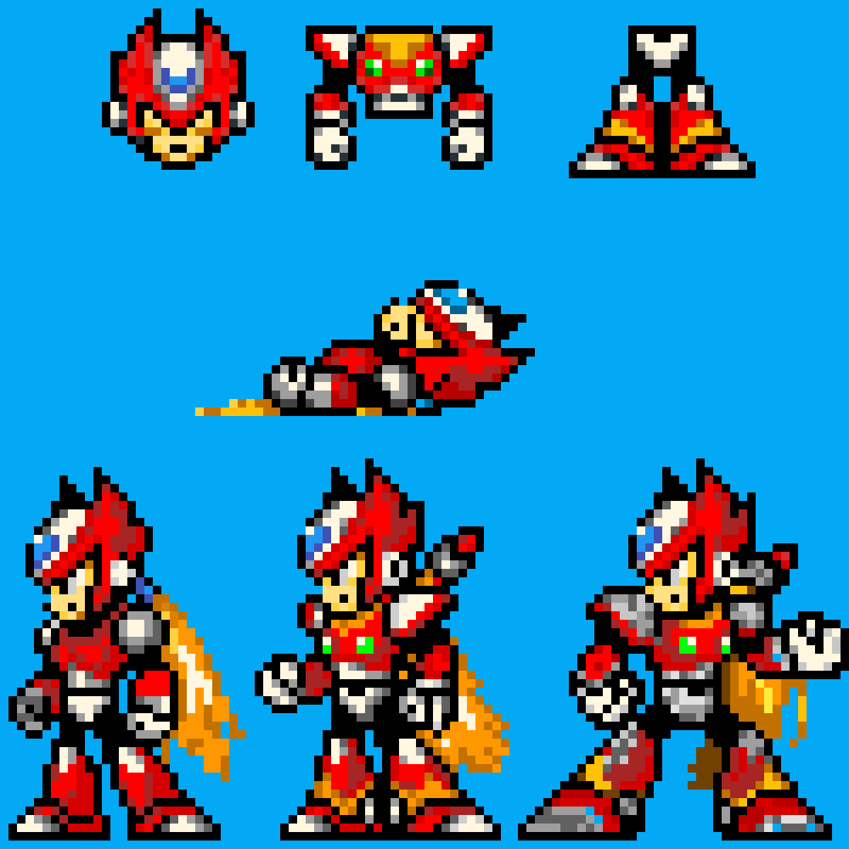 Pixilart - Zero Sprites by Makkusu