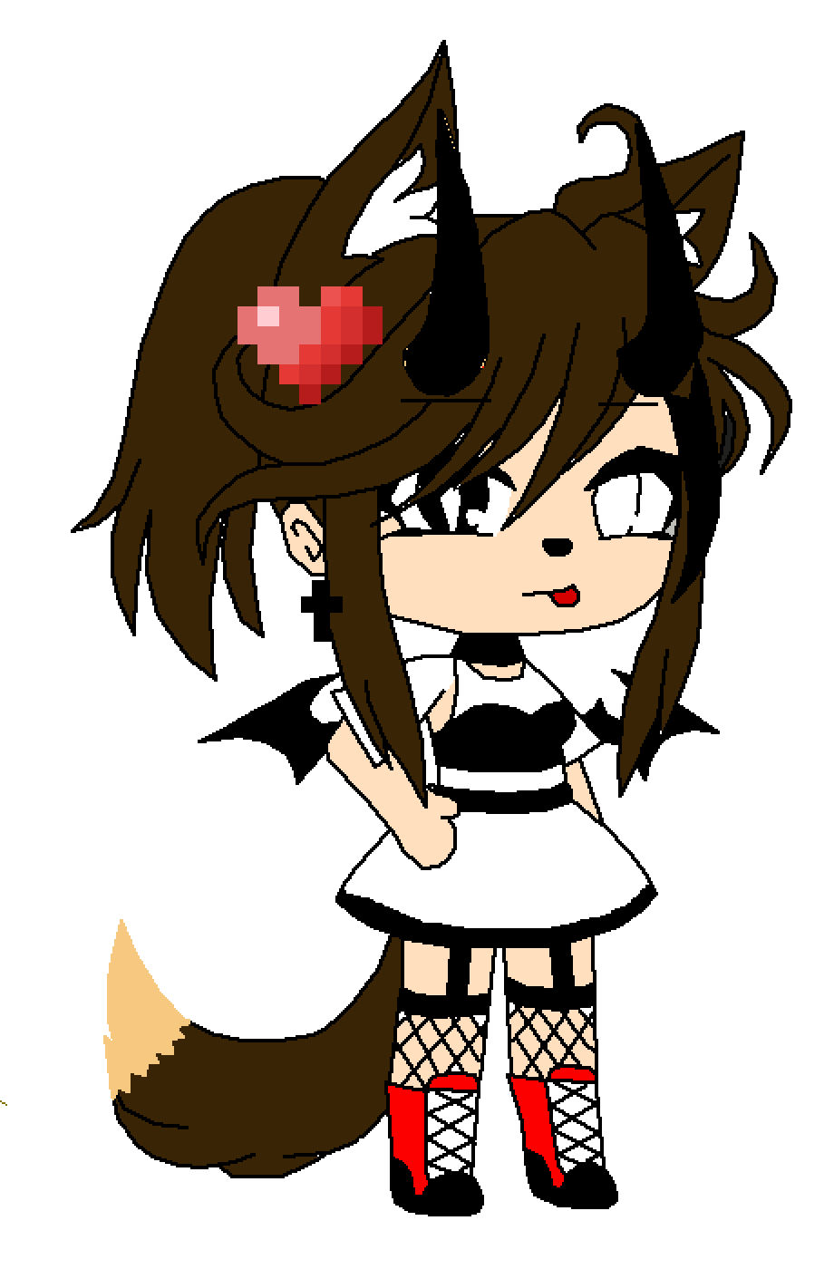 Pixilart - human wolf by ItzMeLily