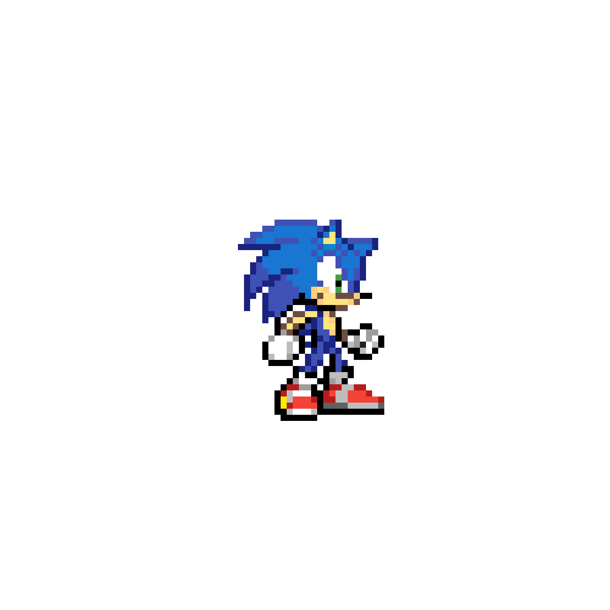 Pixilart - sonic by world-of-pixels