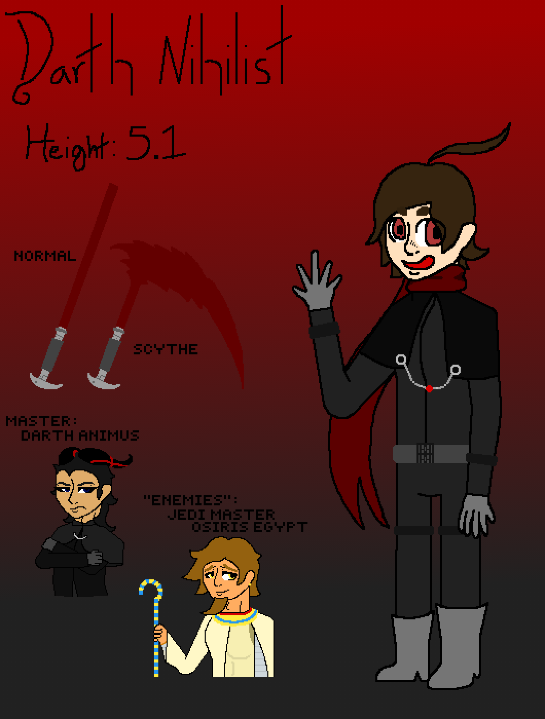 Pixilart - Darth Nihilist by DrDewgong