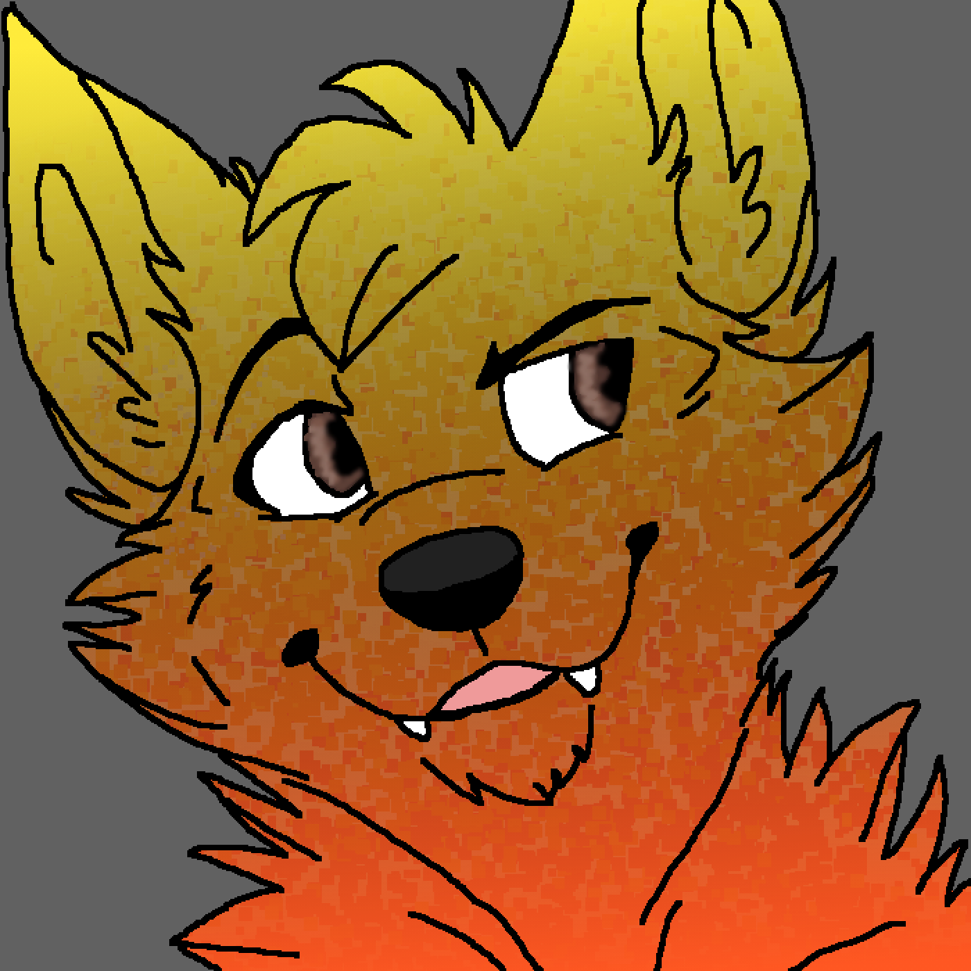 Pixilart - Candy Corn Furry by Cresentroll