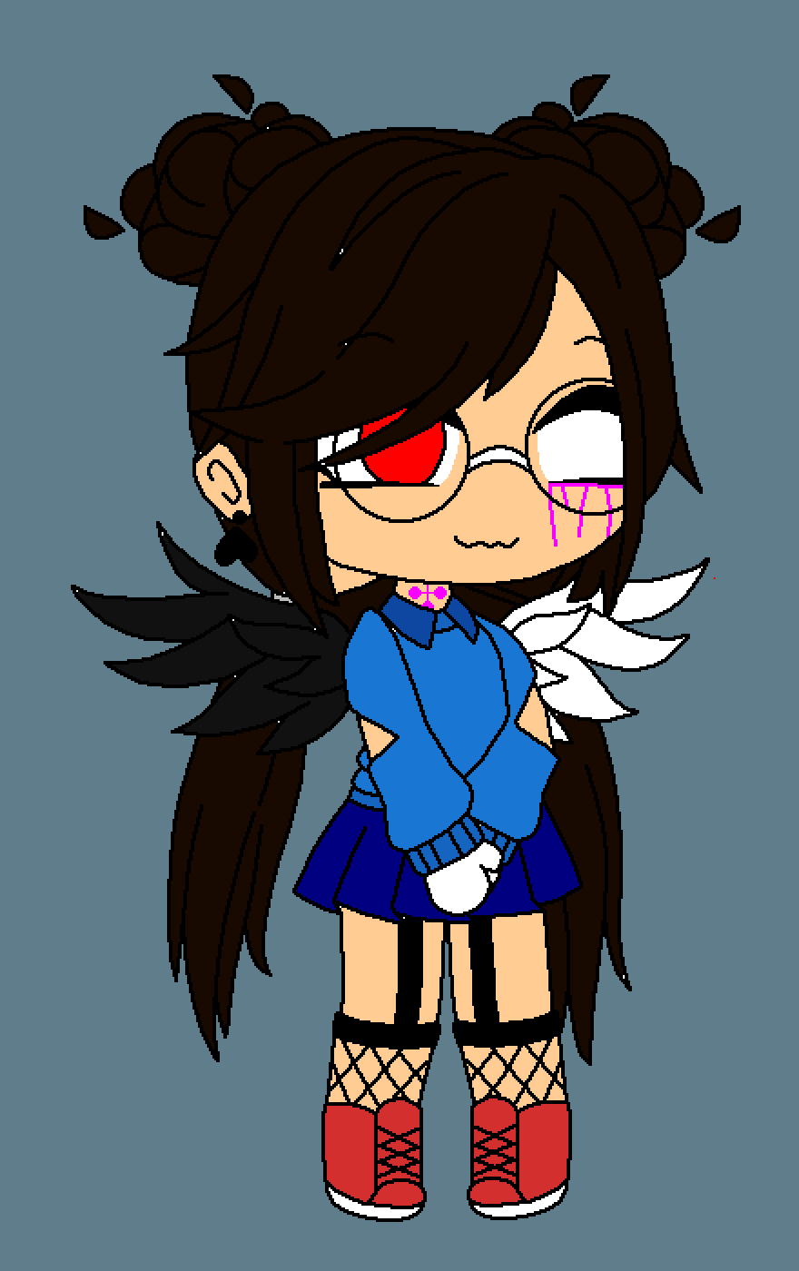 Pixilart - Cute Gacha Girl Base by dr3amn0tF0und