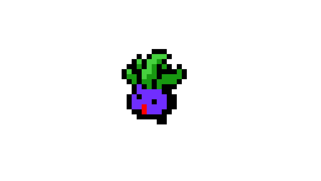 Pixilart - #43 - Oddish by GalaxyPanda