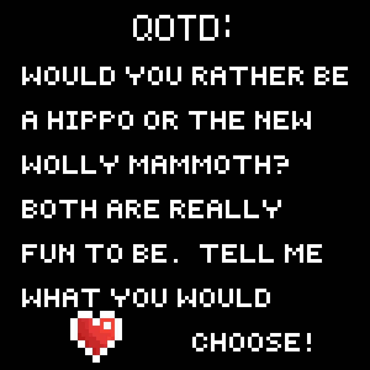 Pixilart - QOTD 14 by ananimaljamnerd