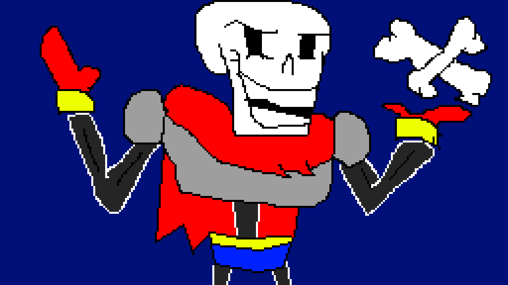 Pixilart - Start Papyrus Battle!! by TacitYapper9