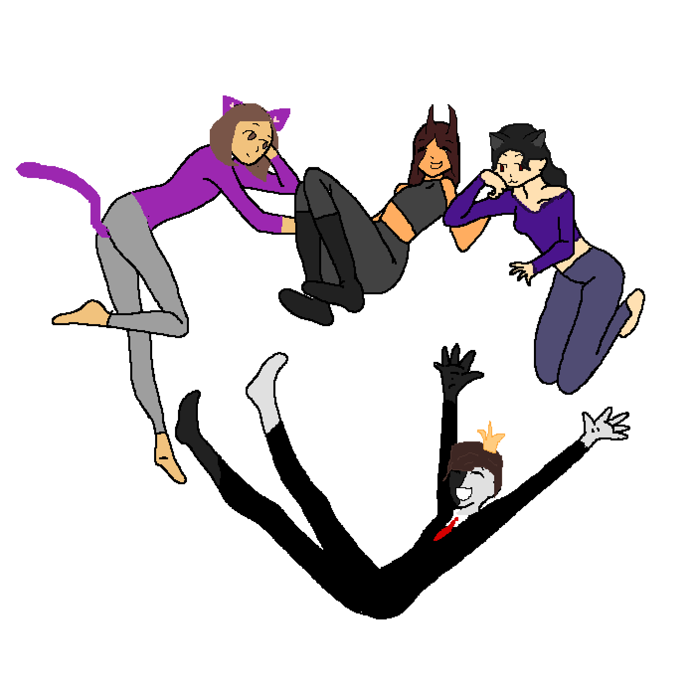 Pixilart - 4 Person Base by s911635