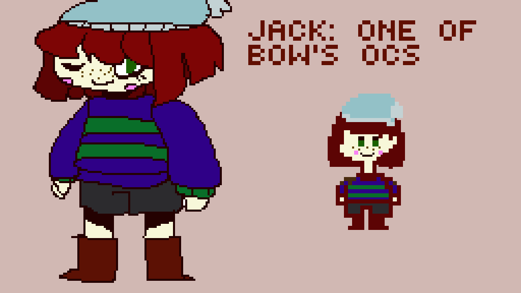Pixilart - Jacky: Bow's Human OC [undertale] by electro-faux