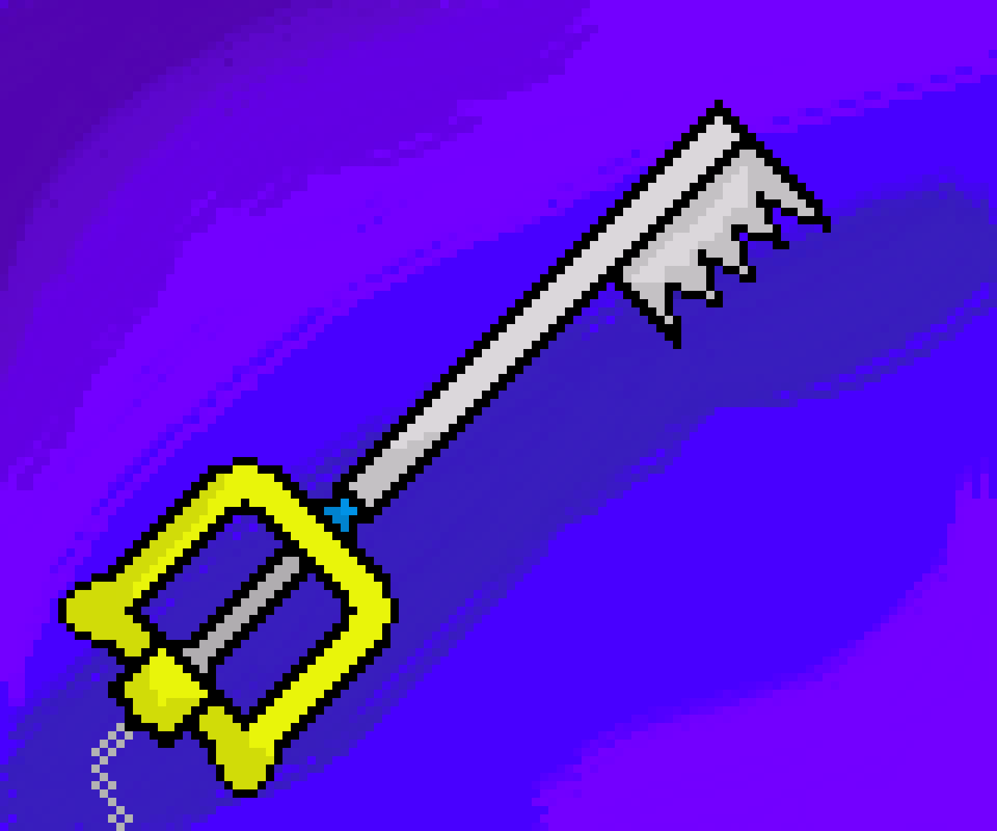 Pixilart - Kingdom Key Again by PatrichuEB