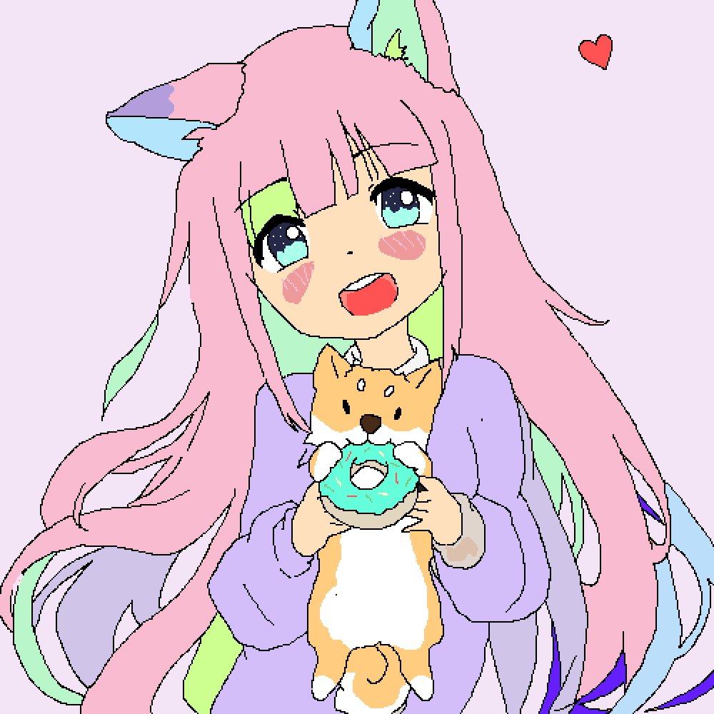 Pixilart - Pastel Anime Charater by jjlikesgrapes