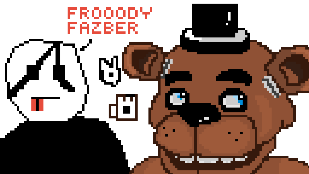 Pixilart - FNAF and le gaster by digitizer