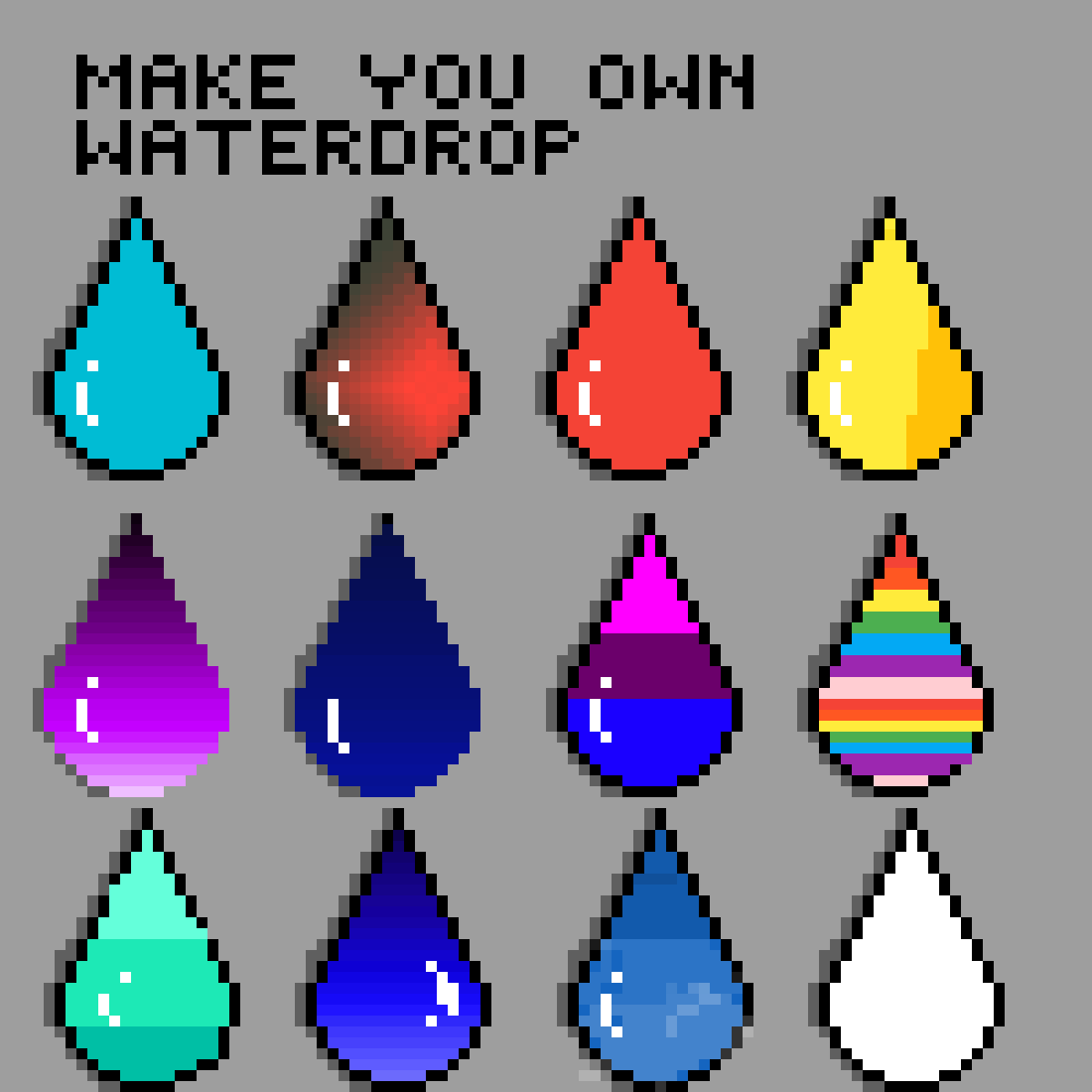 Editing Raindrop - Free online pixel art drawing tool - Pixilart