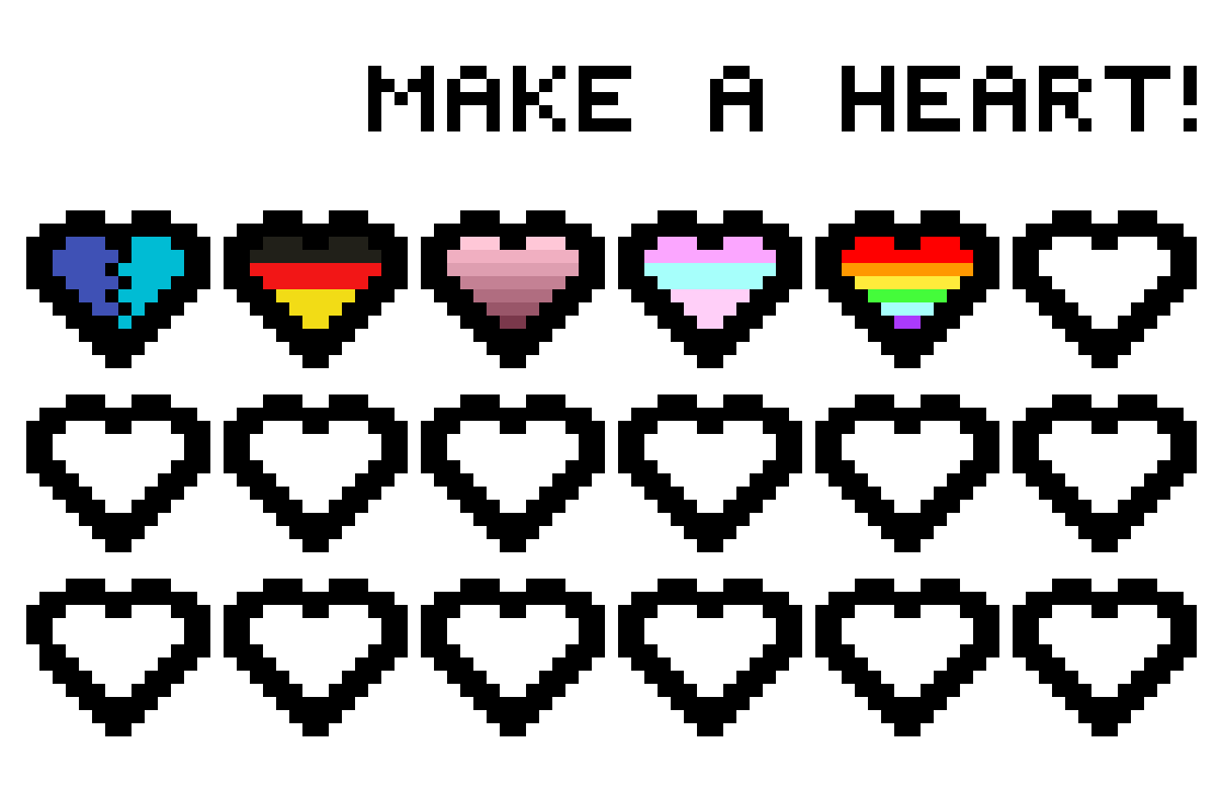 Pixilart - Draw a heart collab by buhbye76